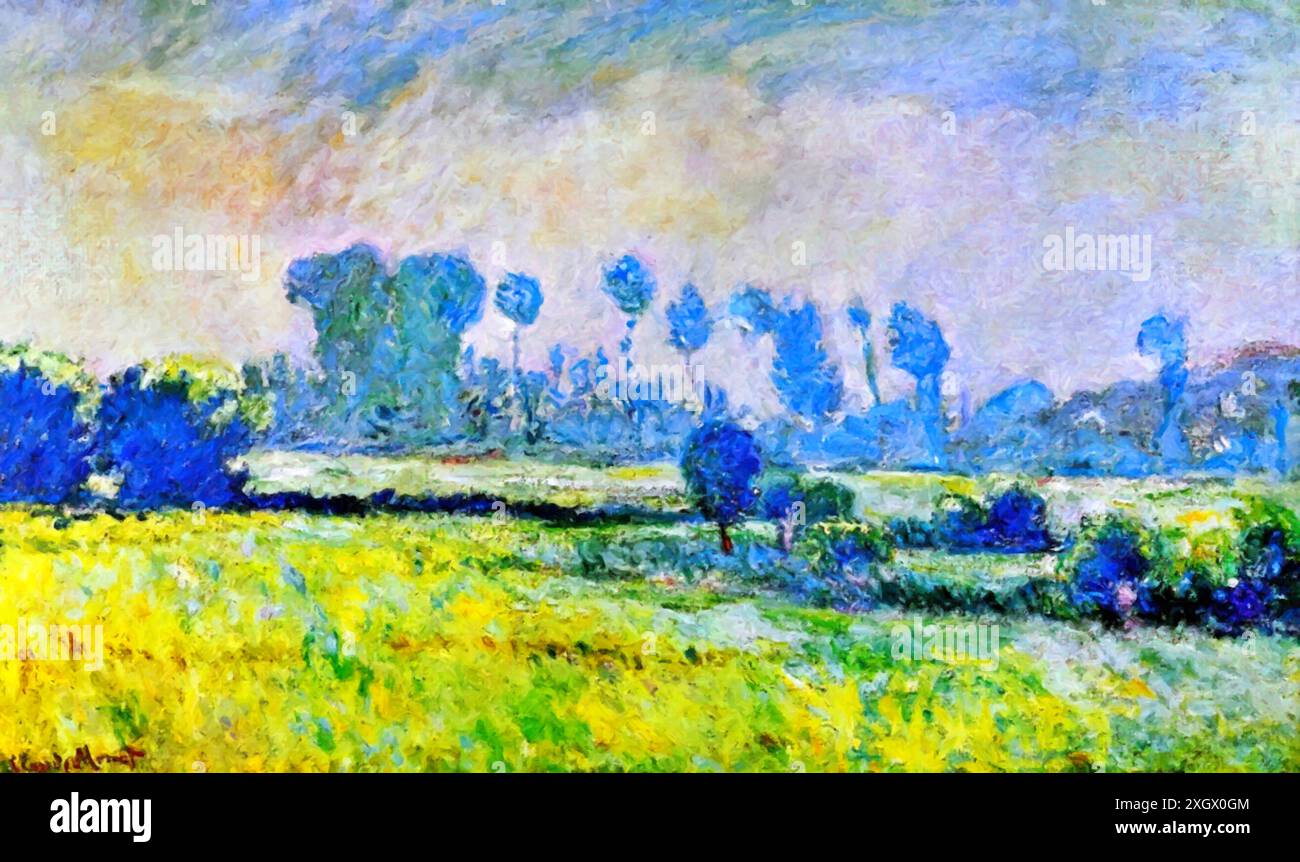 Giverny painter Stock Vector Images - Alamy