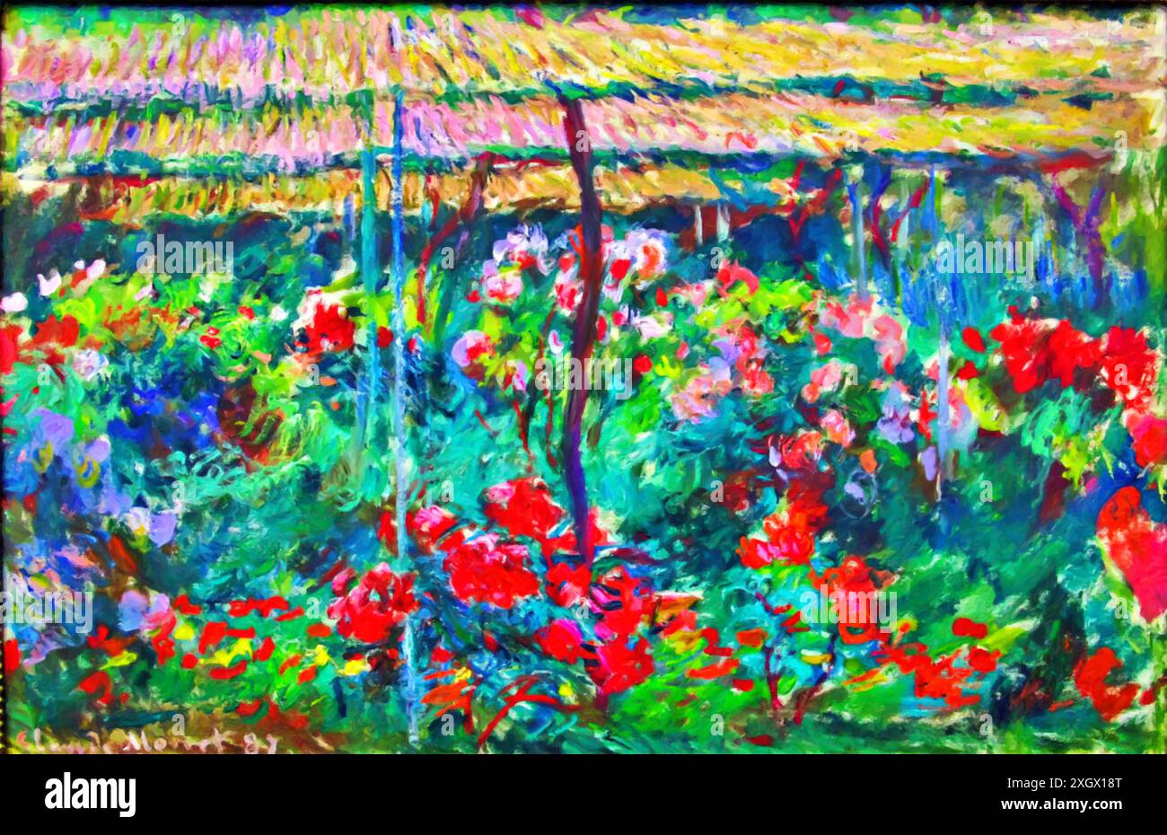 Painter peonies Stock Vector Images - Alamy