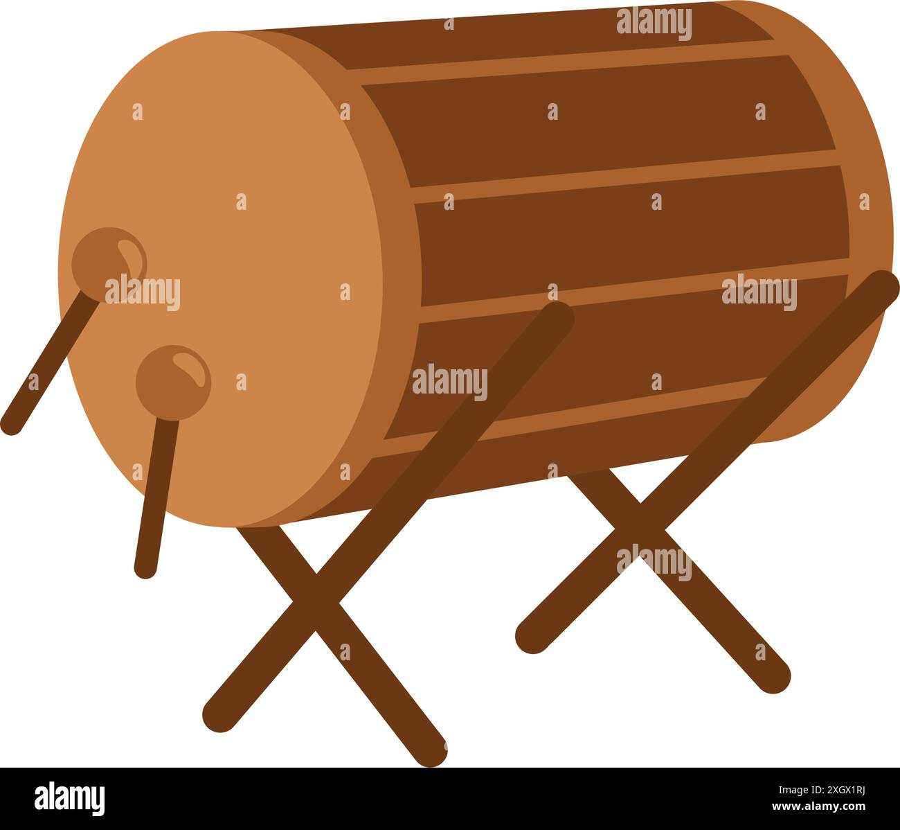 traditional drum musical instrument Stock Vector Image & Art - Alamy