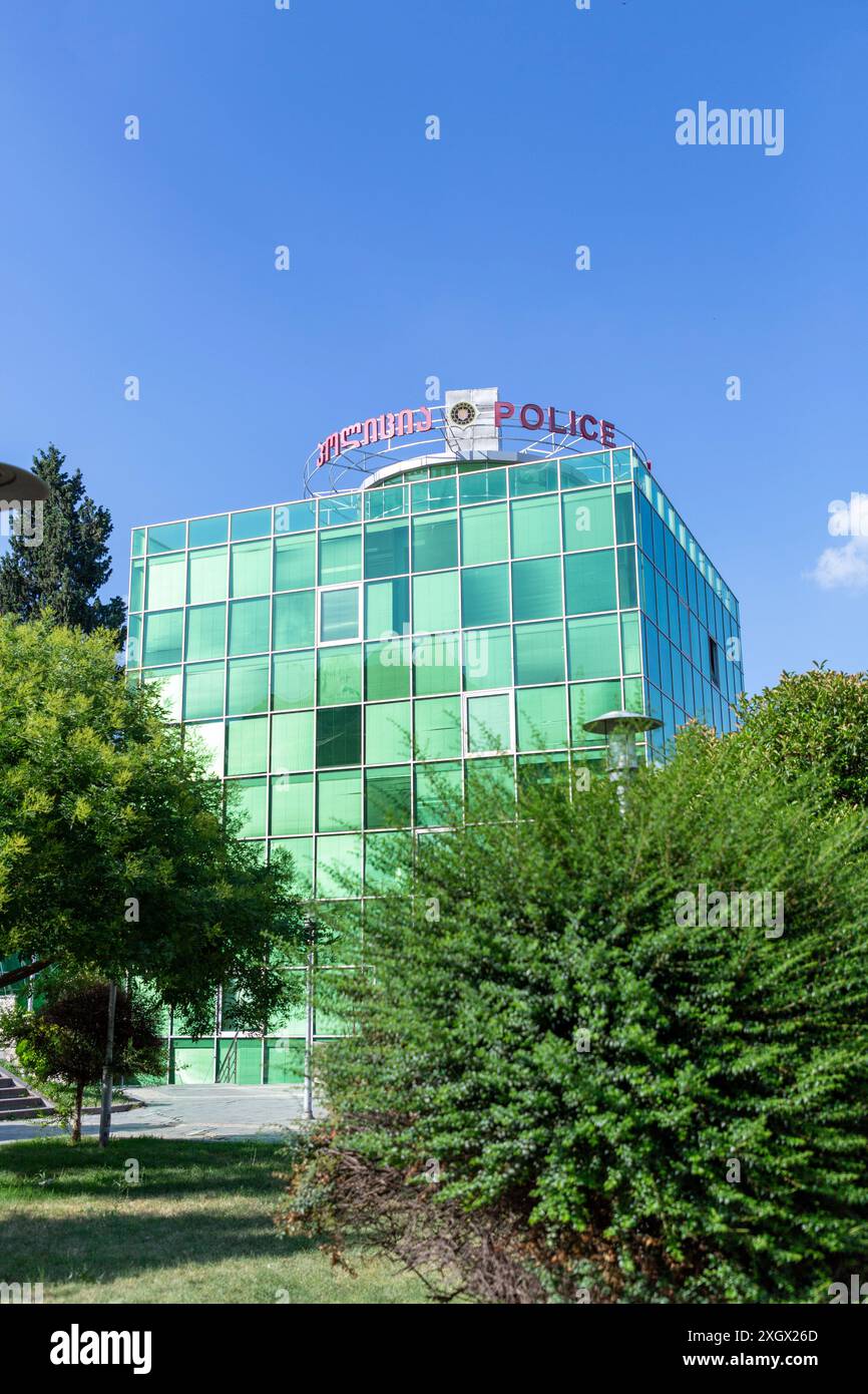 Tbilisi, Georgia - 23 JUNE, 2024: Headquarters of the Georgian Police ...