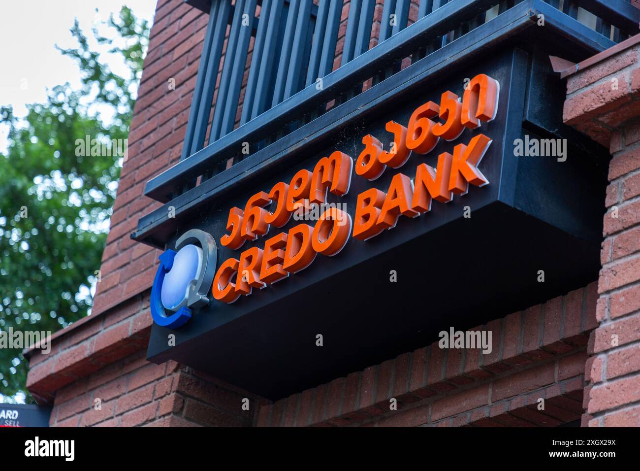 Tbilisi, Georgia - 23 JUNE, 2024: Credo Bank is a Georgian financial ...