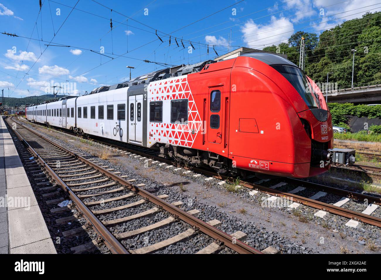 DB Regio Alstom Coradia Continental train at Koblenz main station Stock ...