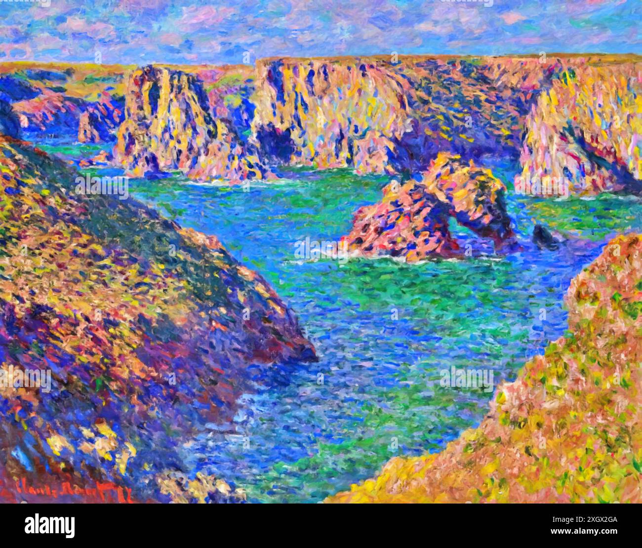 Claude monet port domois hi-res stock photography and images - Alamy