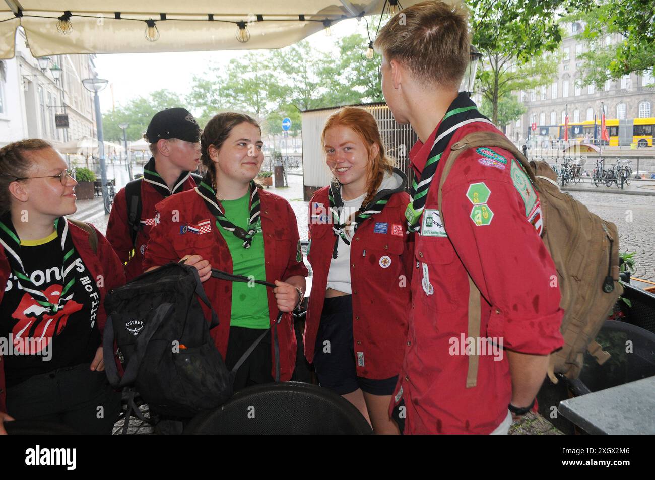 Copenhagen/ Denmark/10 july 2024/Dutch Scouits studnt from Netherlands ...