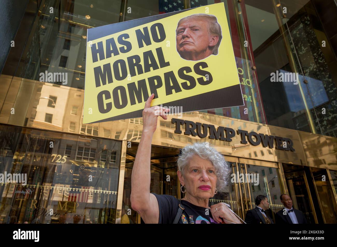 Members of the activist group Rise and Resist and allies gathered for a ...