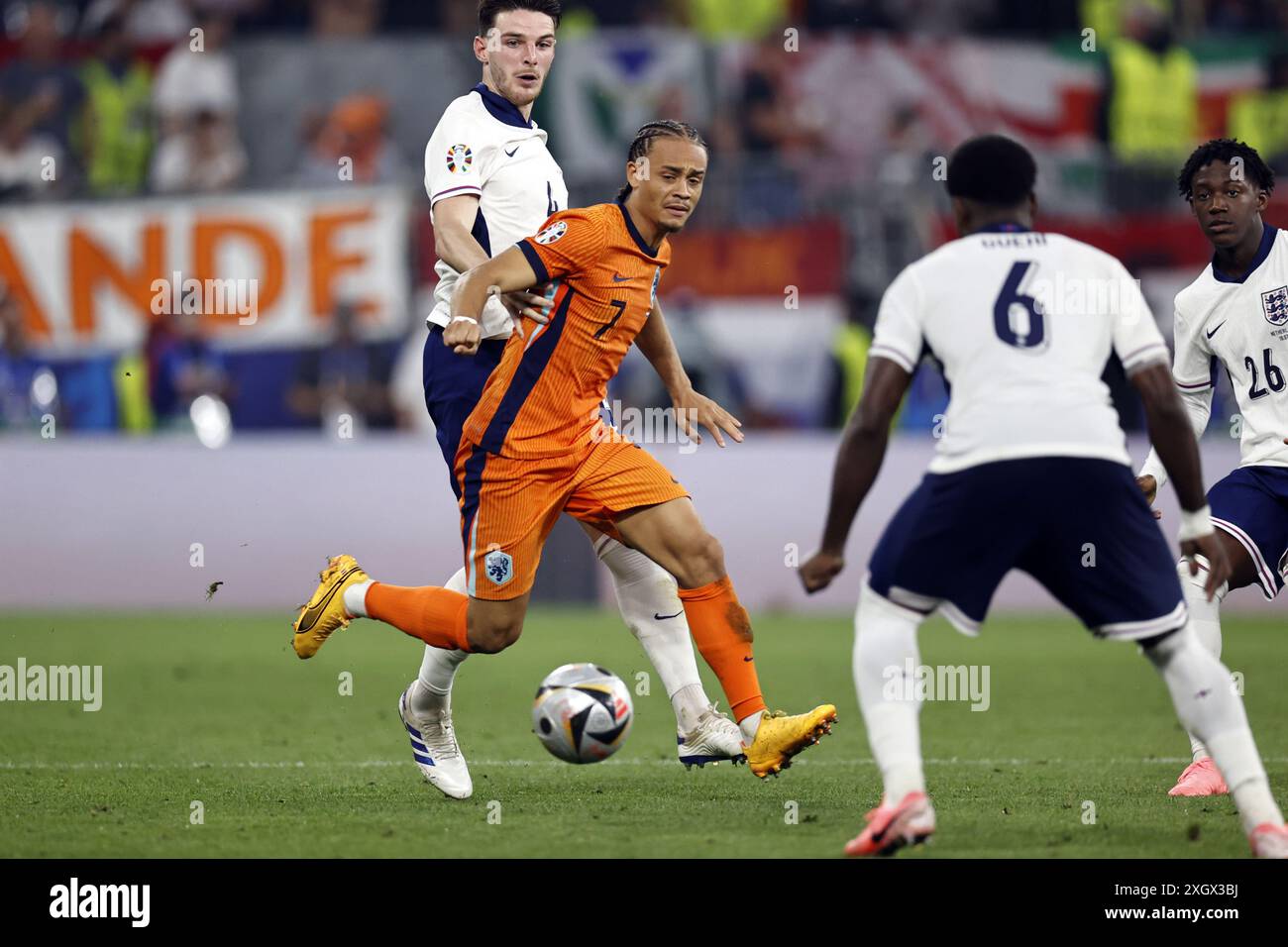 Dortmund - (l-r) Declan Rice of England, ANP MAURICE VAN STEEN Stock ...