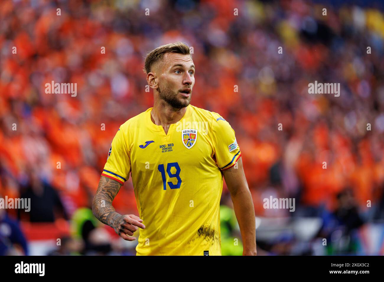 Denis Dragus seen during UEFA Euro 2024 Round of 16 game between ...