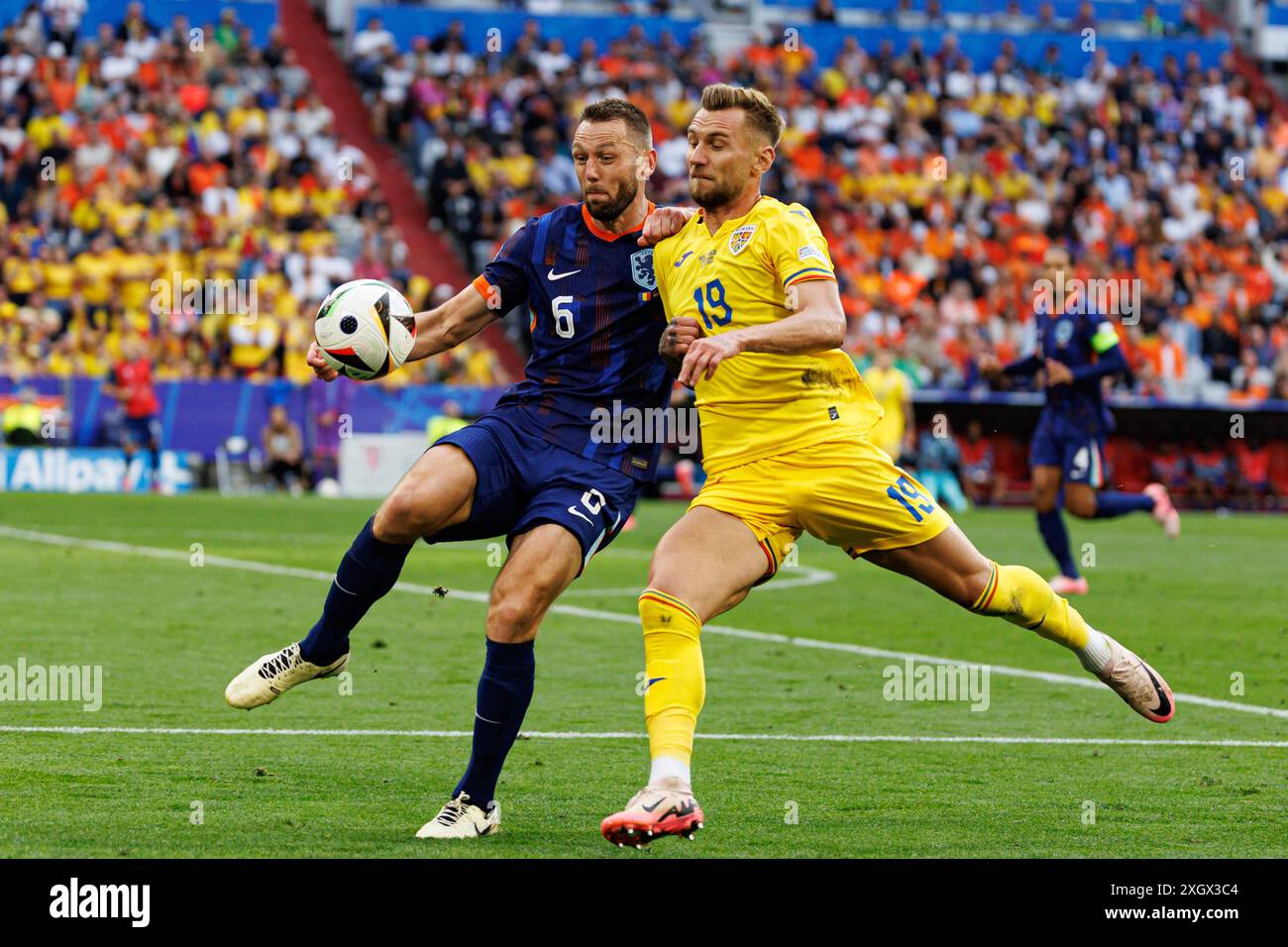 Stefan de Vrij, Denis Dragus seen during UEFA Euro 2024 Round of 16 ...
