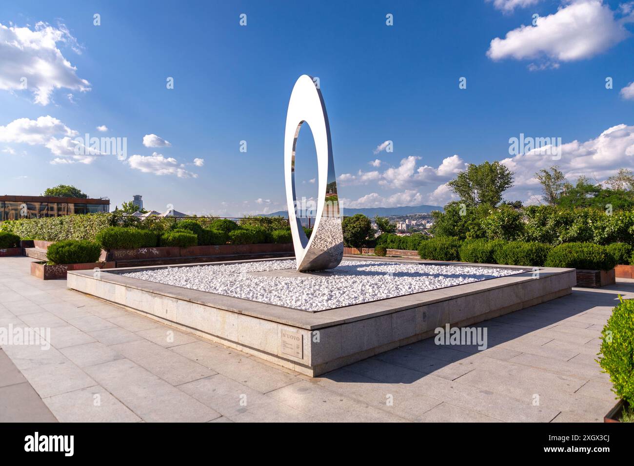 Tbilisi, Georgia - 23 JUNE, 2024: Buildings around the Rose Revolution ...