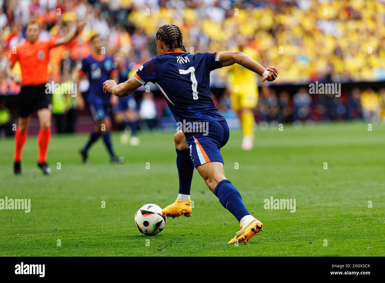 Xavi Simons seen during UEFA Euro 2024 Round of 16 game between ...