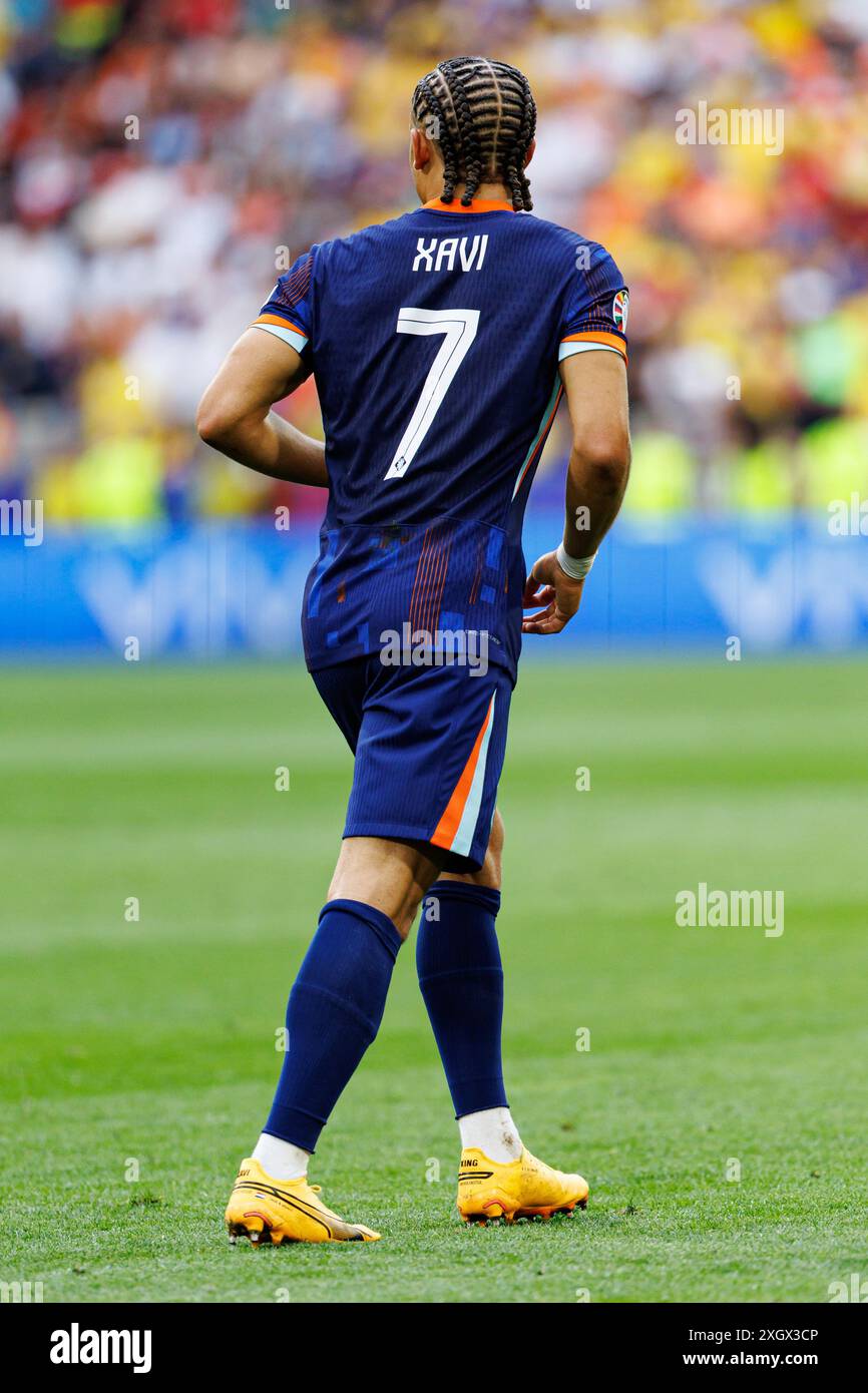 Xavi Simons seen during UEFA Euro 2024 Round of 16 game between ...