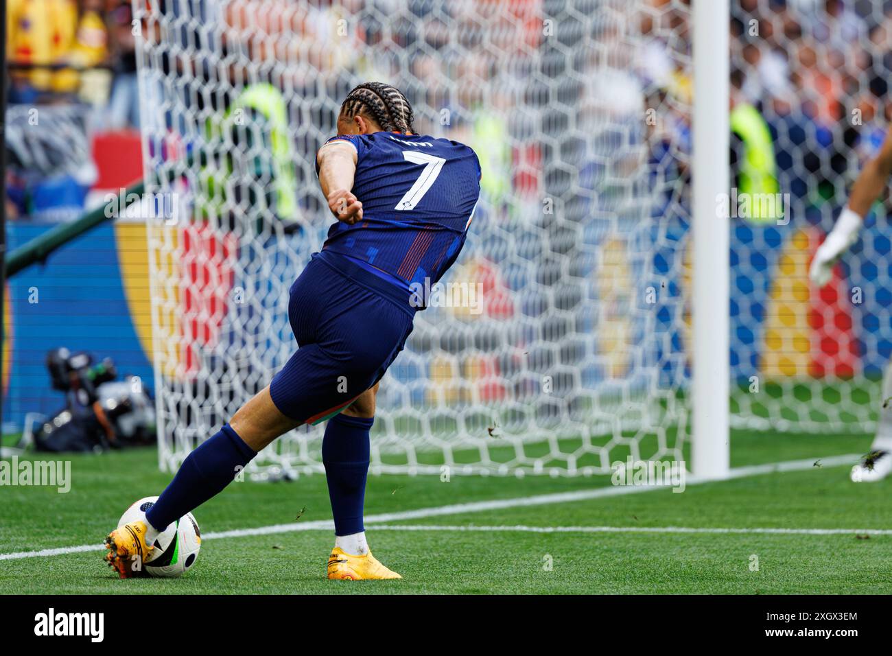 Xavi Simons seen during UEFA Euro 2024 Round of 16 game between ...