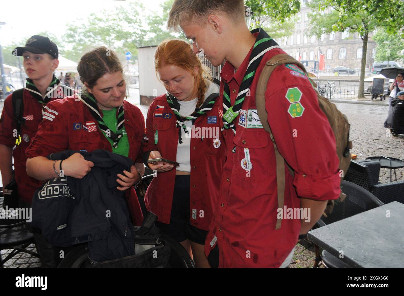 Copenhagen/ Denmark/10 july 2024/Dutch Scouits studnt from Netherlands ...