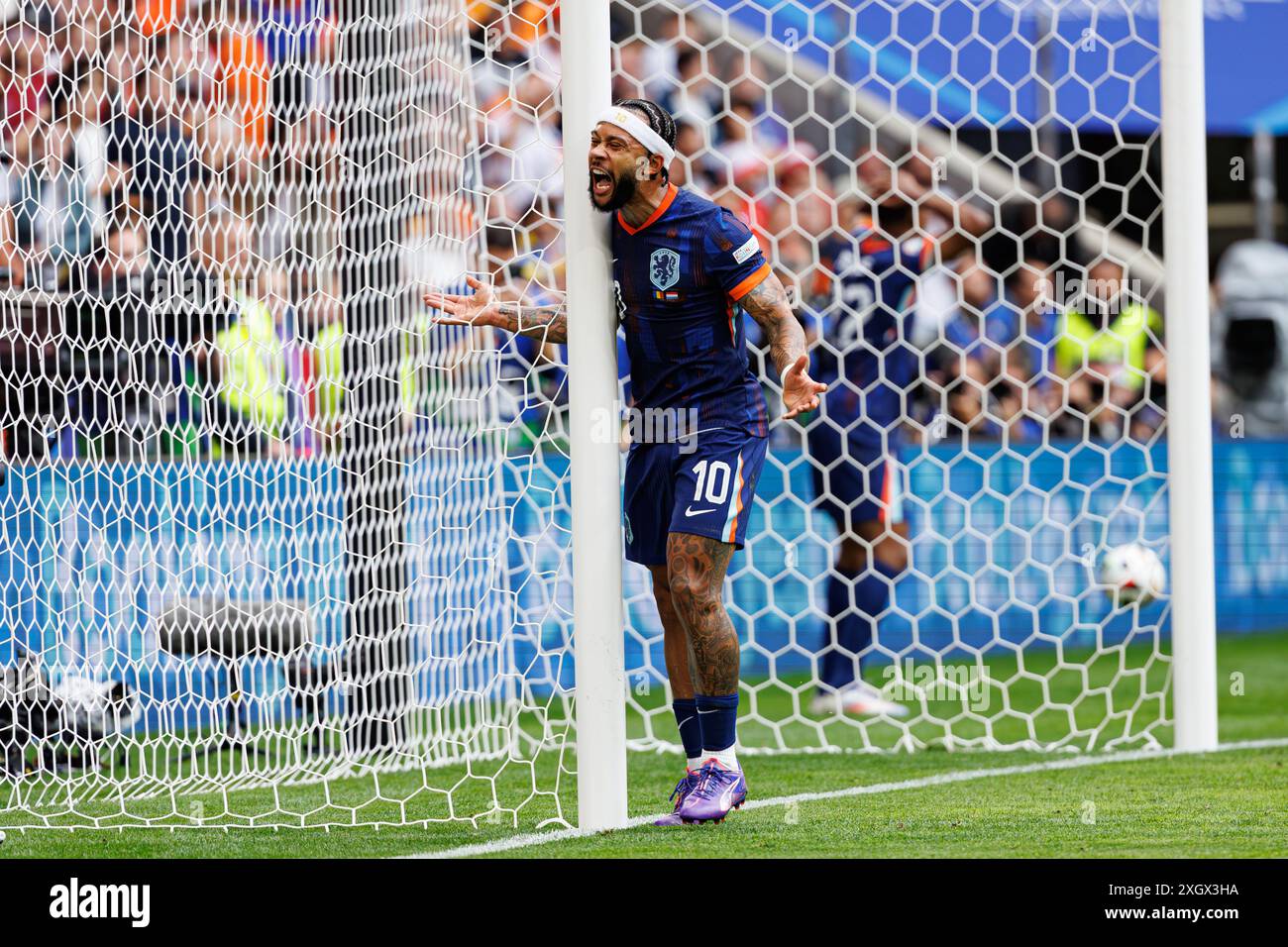 Memphis Depay seen during UEFA Euro 2024 Round of 16 game between ...
