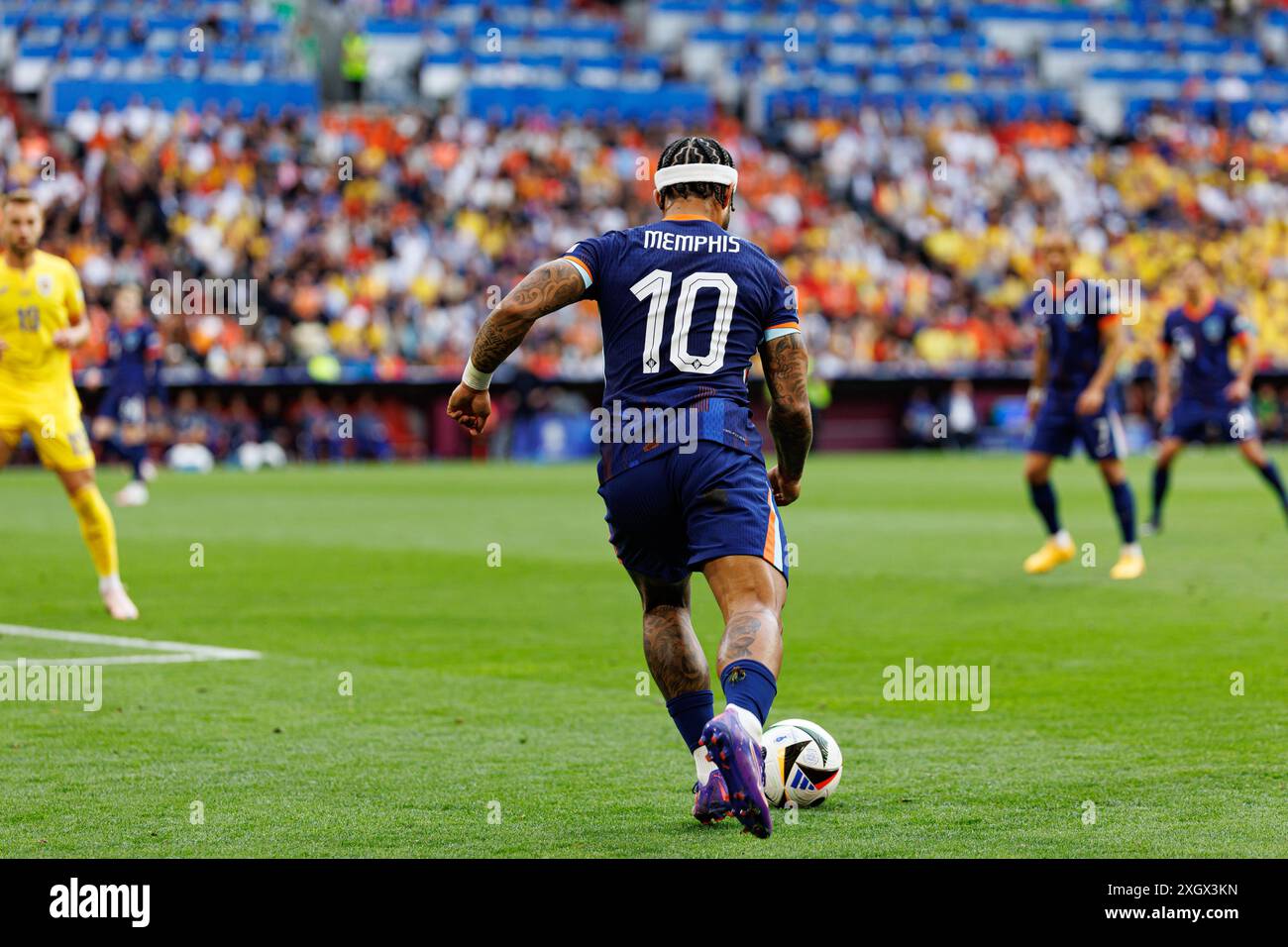 Memphis Depay seen during UEFA Euro 2024 Round of 16 game between ...