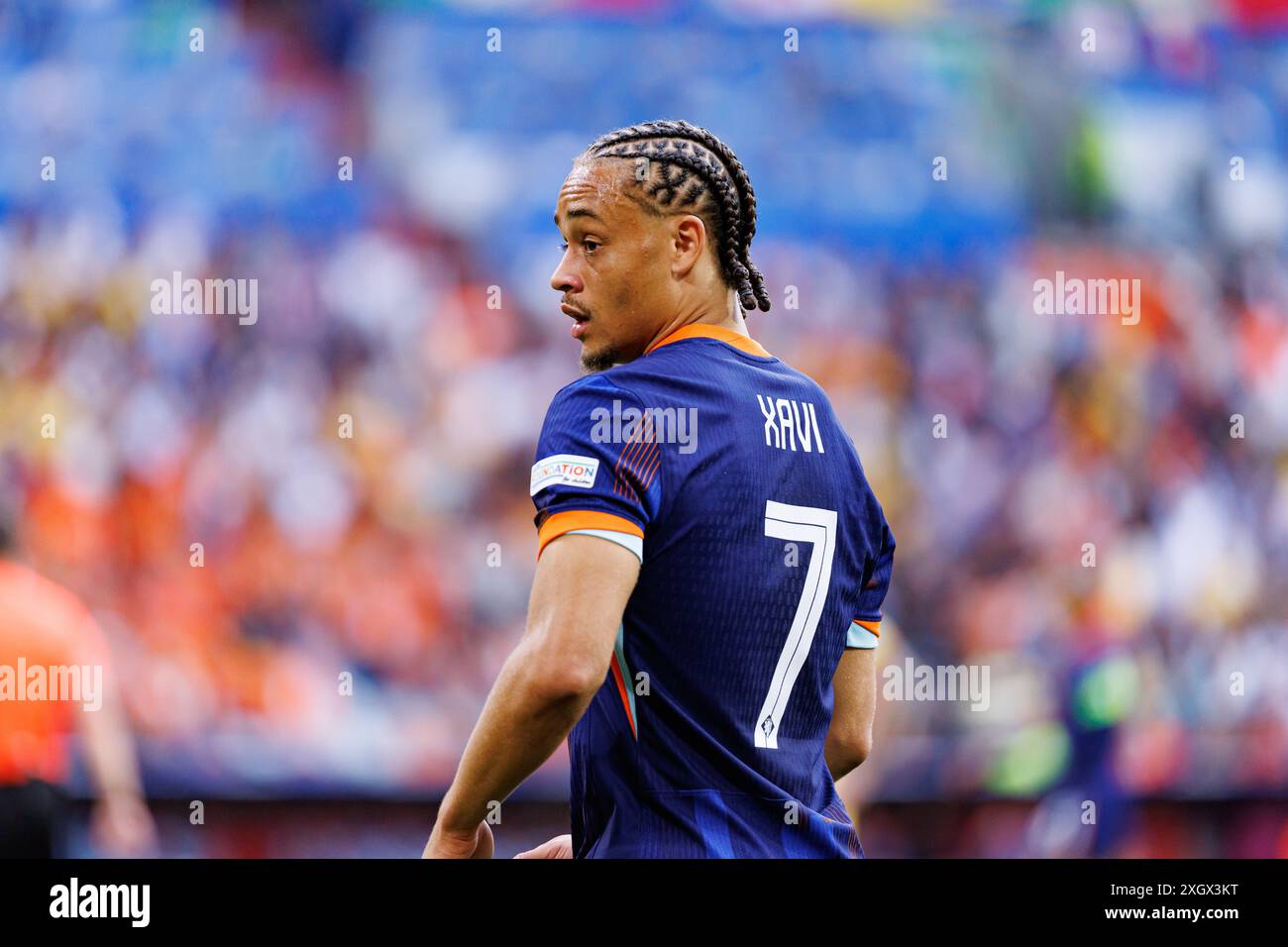 Xavi Simons seen during UEFA Euro 2024 Round of 16 game between ...
