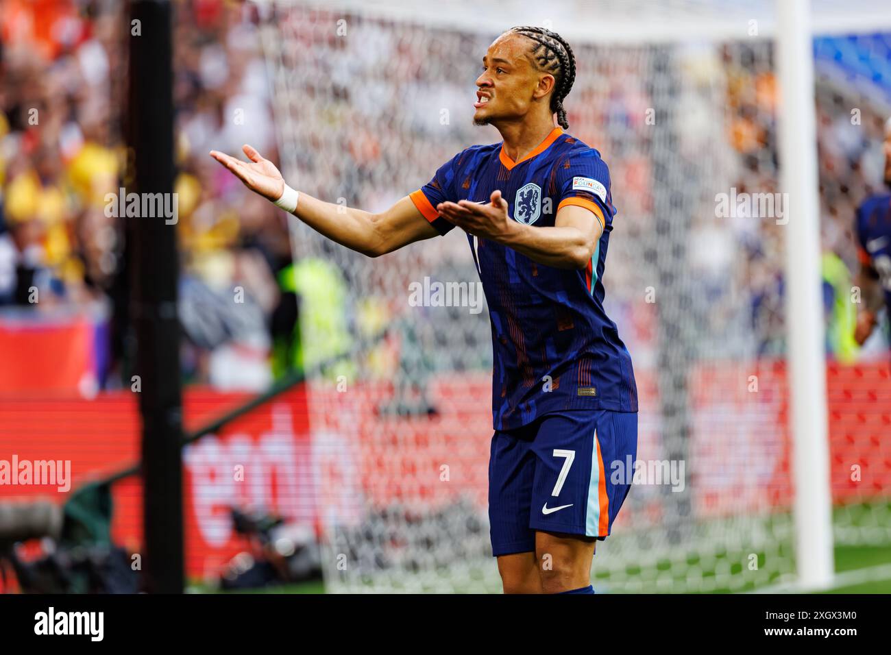 Xavi Simons seen during UEFA Euro 2024 Round of 16 game between ...