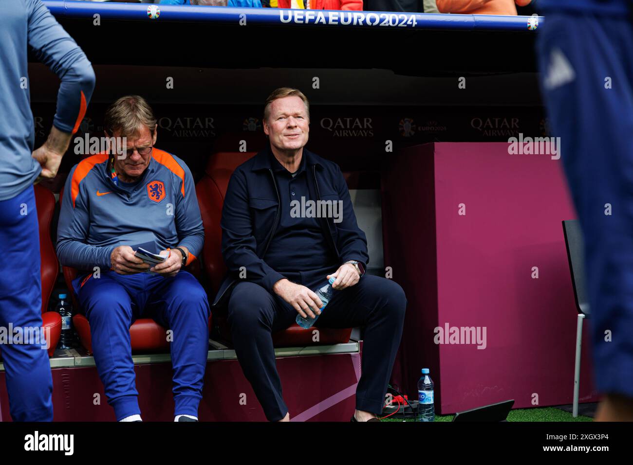 Ronald Koeman seen during UEFA Euro 2024 Round of 16 game between ...