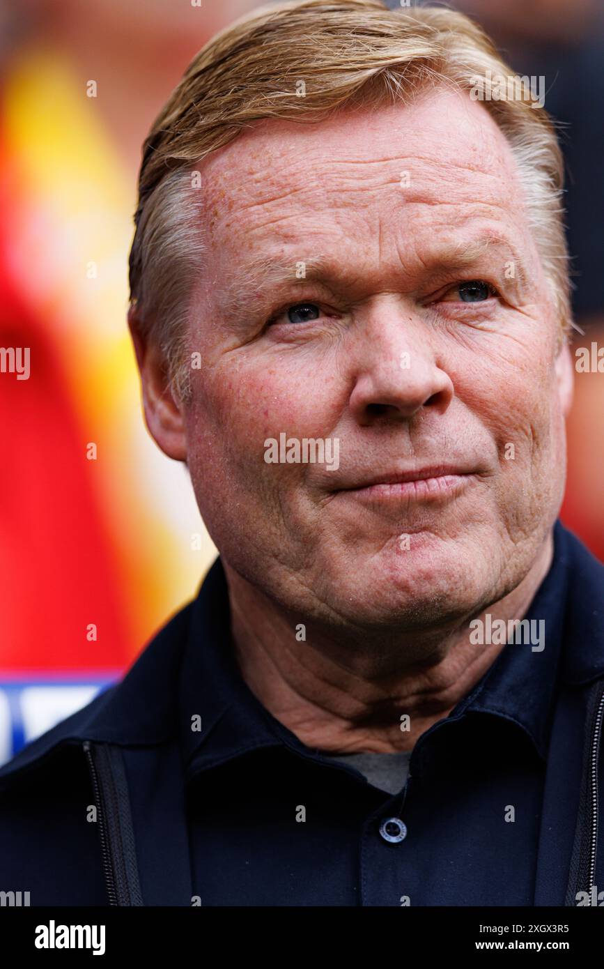 Ronald Koeman seen during UEFA Euro 2024 Round of 16 game between ...