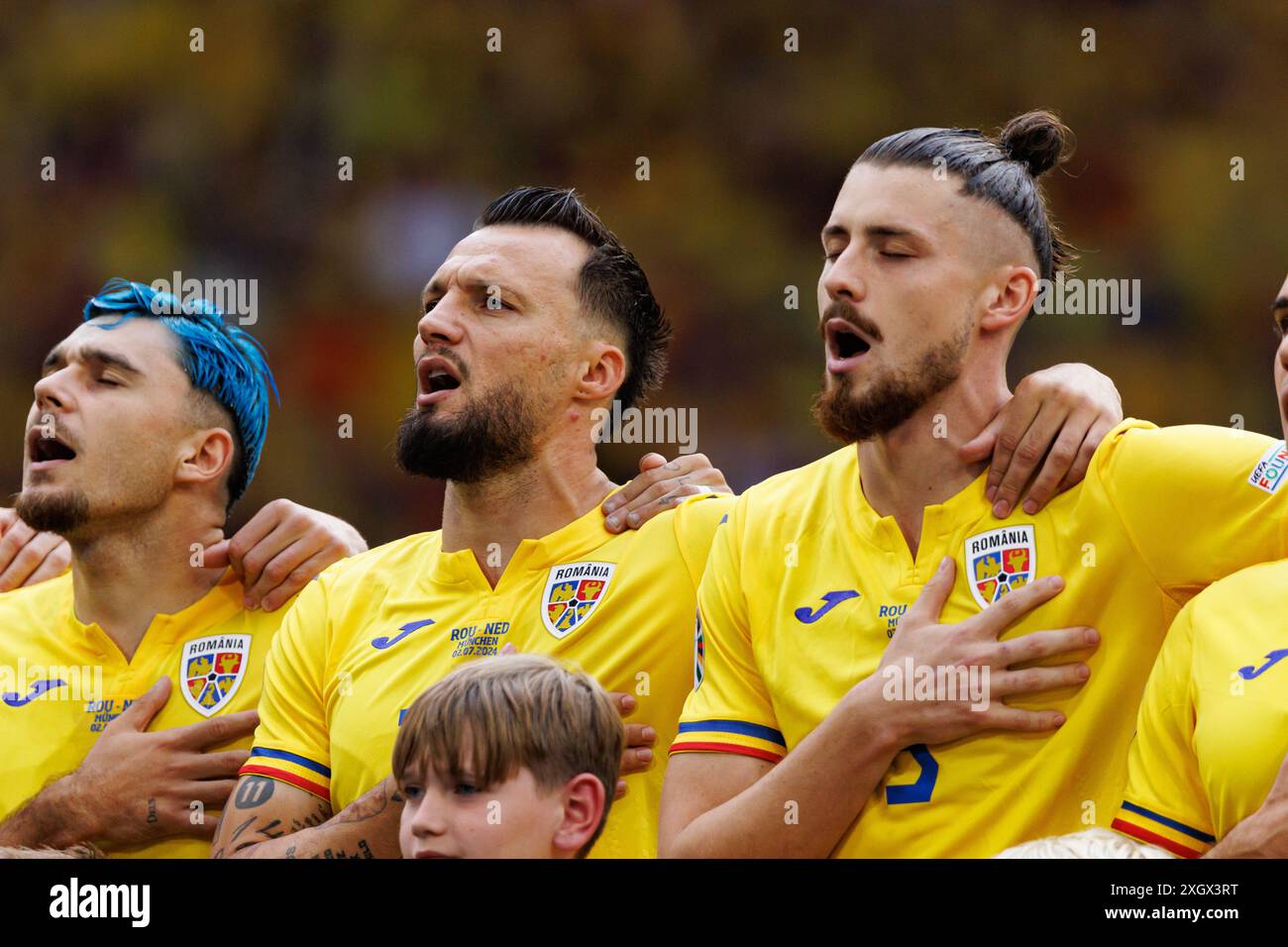 Players of Romania seen during UEFA Euro 2024 Round of 16 game between ...