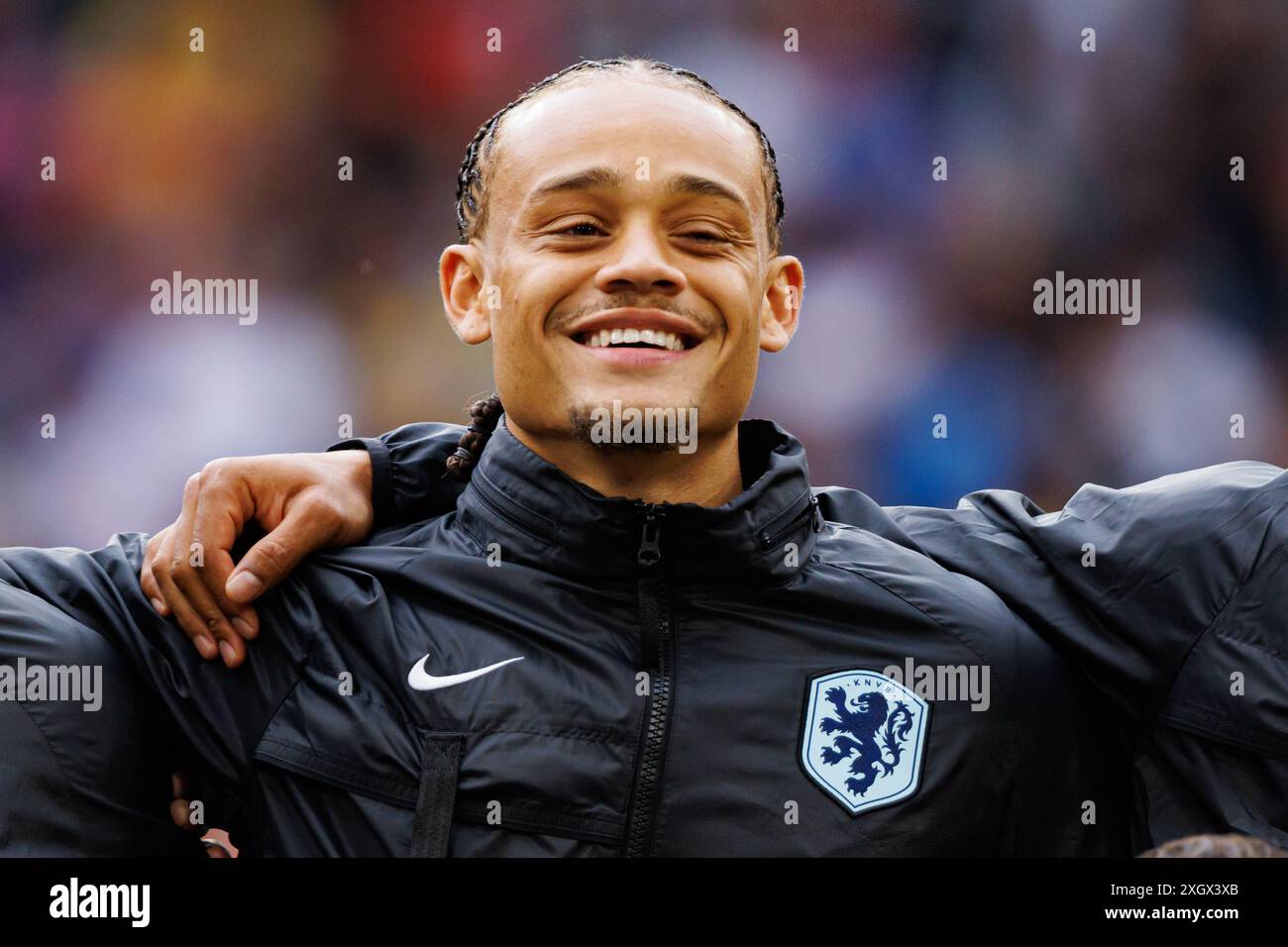 Xavi Simons seen during UEFA Euro 2024 Round of 16 game between ...