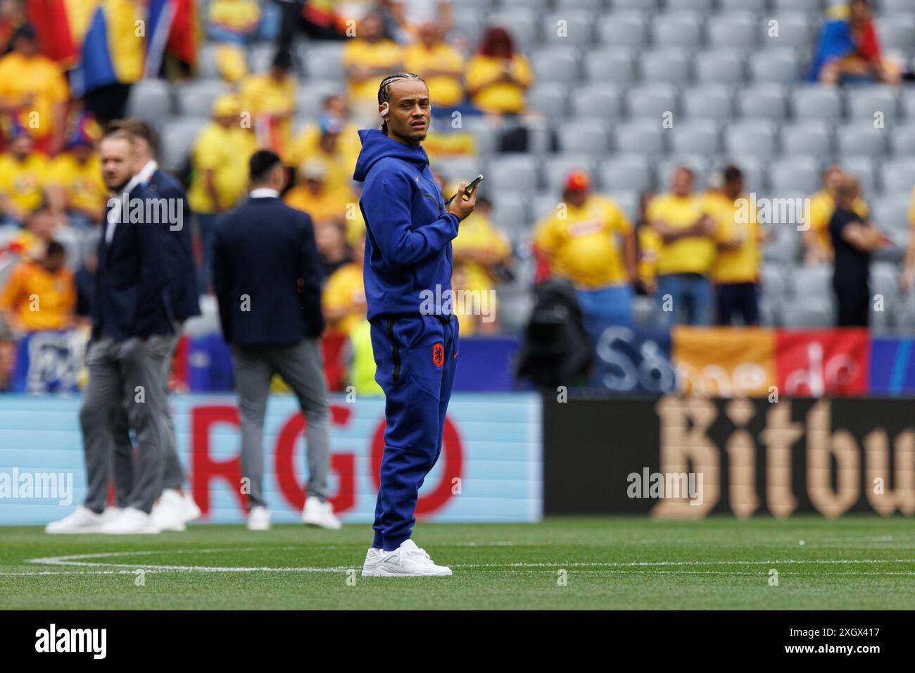 Xavi Simons seen during UEFA Euro 2024 Round of 16 game between ...