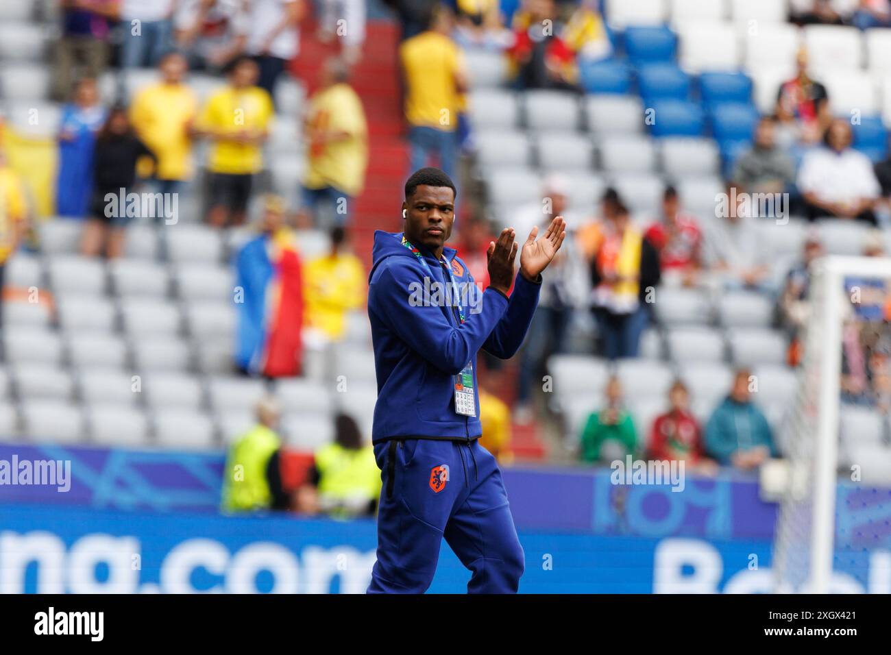 Denzel Dumfries seen during UEFA Euro 2024 Round of 16 game between ...