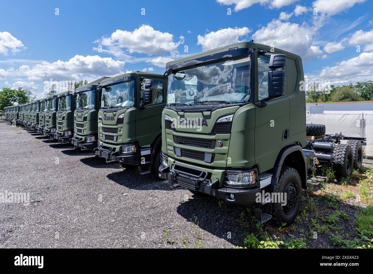 Military truck fleet hi-res stock photography and images - Alamy