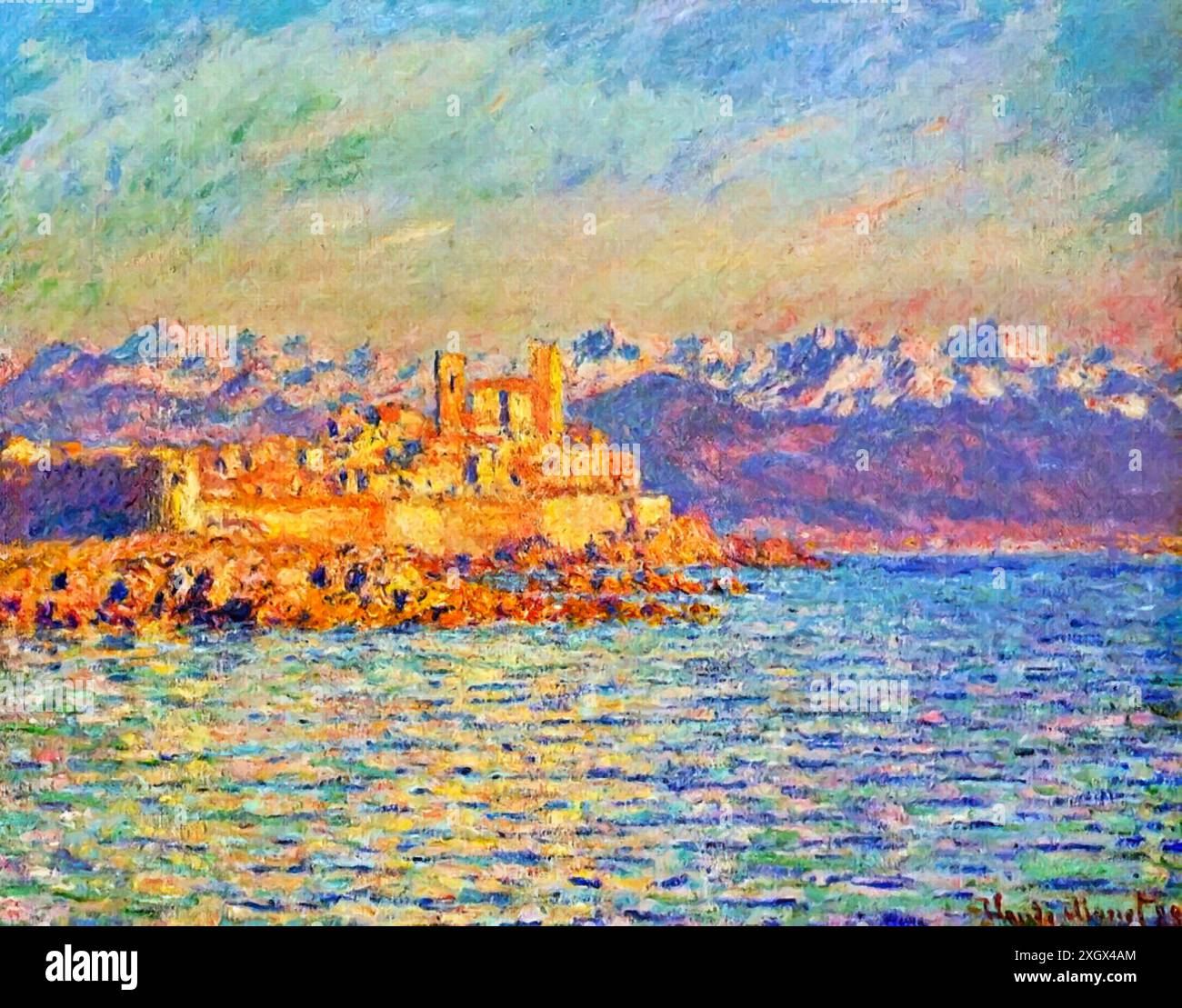 Claude monet antibes hi-res stock photography and images - Alamy