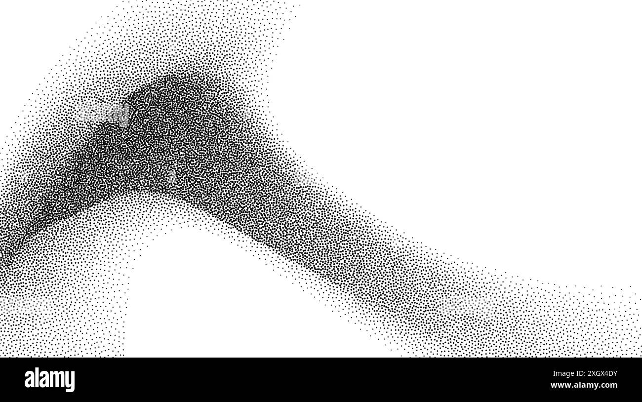 Dotwork abstract background, black grain texture, Abstract stipple sand ...