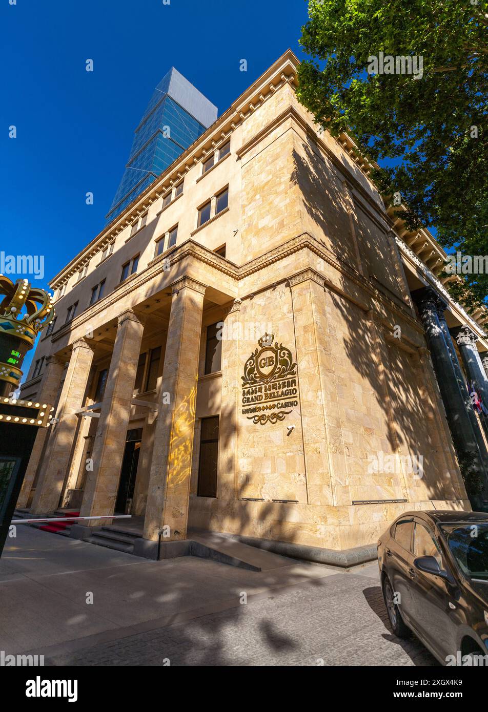 Tbilisi, Georgia - 23 JUNE, 2024: Grand Bellagio Tbilisi is a hotel and ...