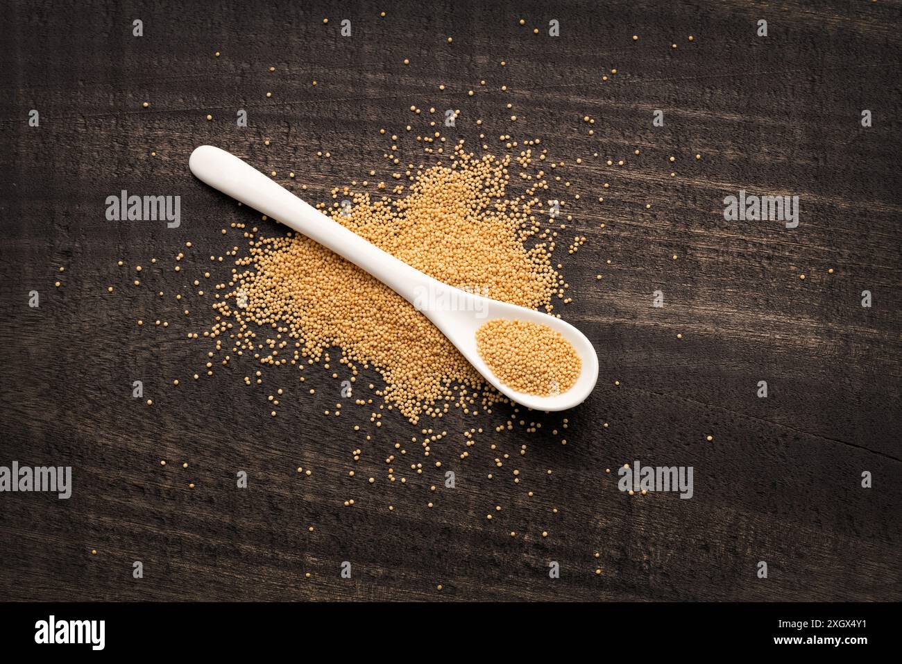 Raw dried organic amaranth seeds - Healthy ancestral cereal Stock Photo ...