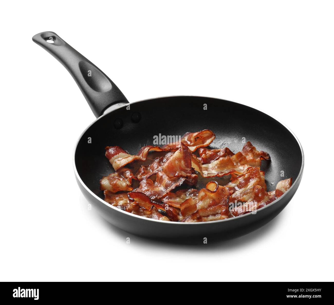 Fat fried in frying pan Cut Out Stock Images & Pictures - Alamy
