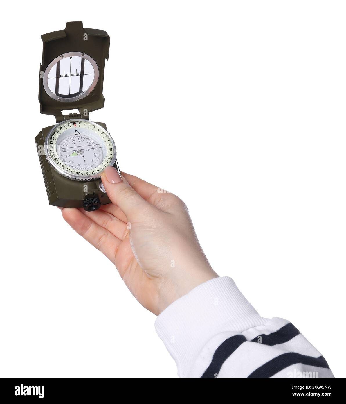 With prismatic compass Cut Out Stock Images & Pictures - Alamy