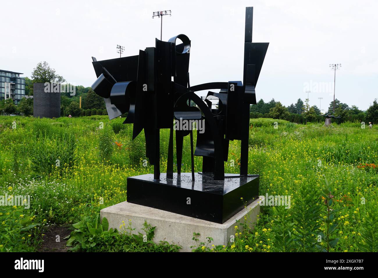 Minneapolis, Minnesota, U.S - July 9, 2024 - The “Dawn Tree” metal ...