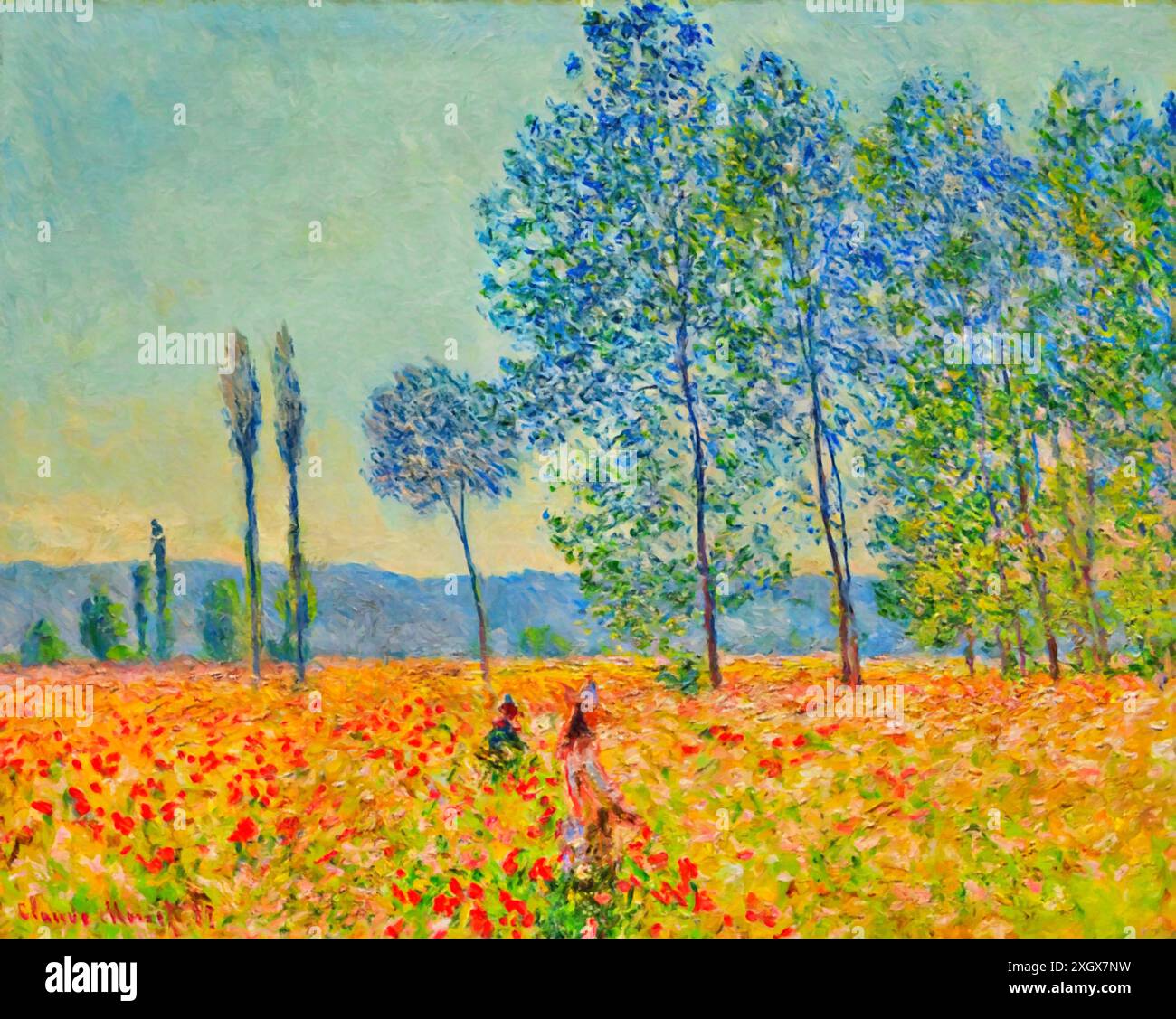 Under the poplars 1908 Monet Rio della salute, 1887 (painting) by ...