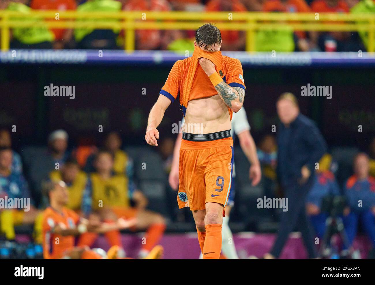 Dortmund, 10/07/2024, Wout Weghorst, NL 9 sad in the semi final match ...