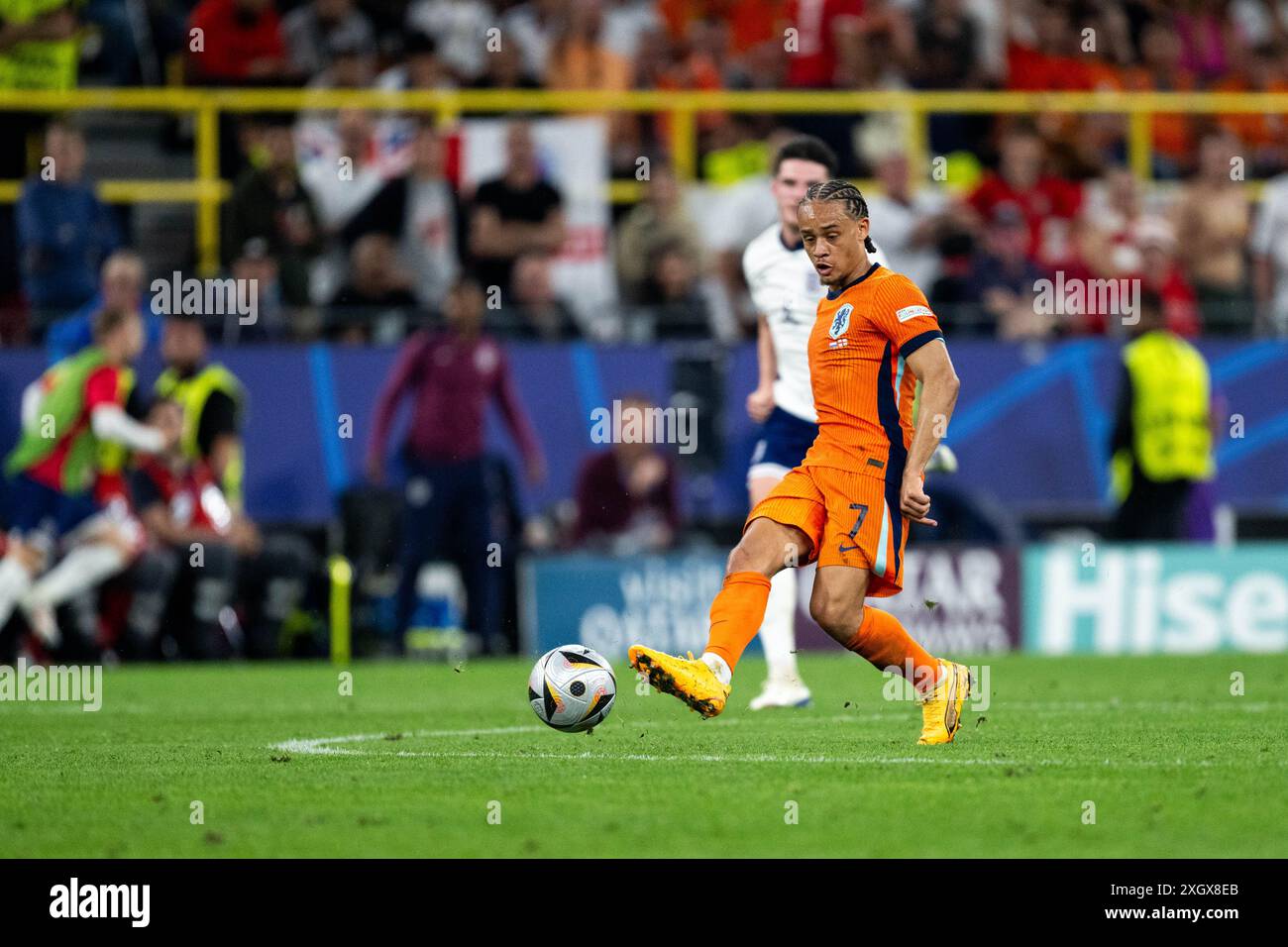 Xavi Simons (Niederlande, #07) am Ball, GER, Netherlands (NED) vs ...