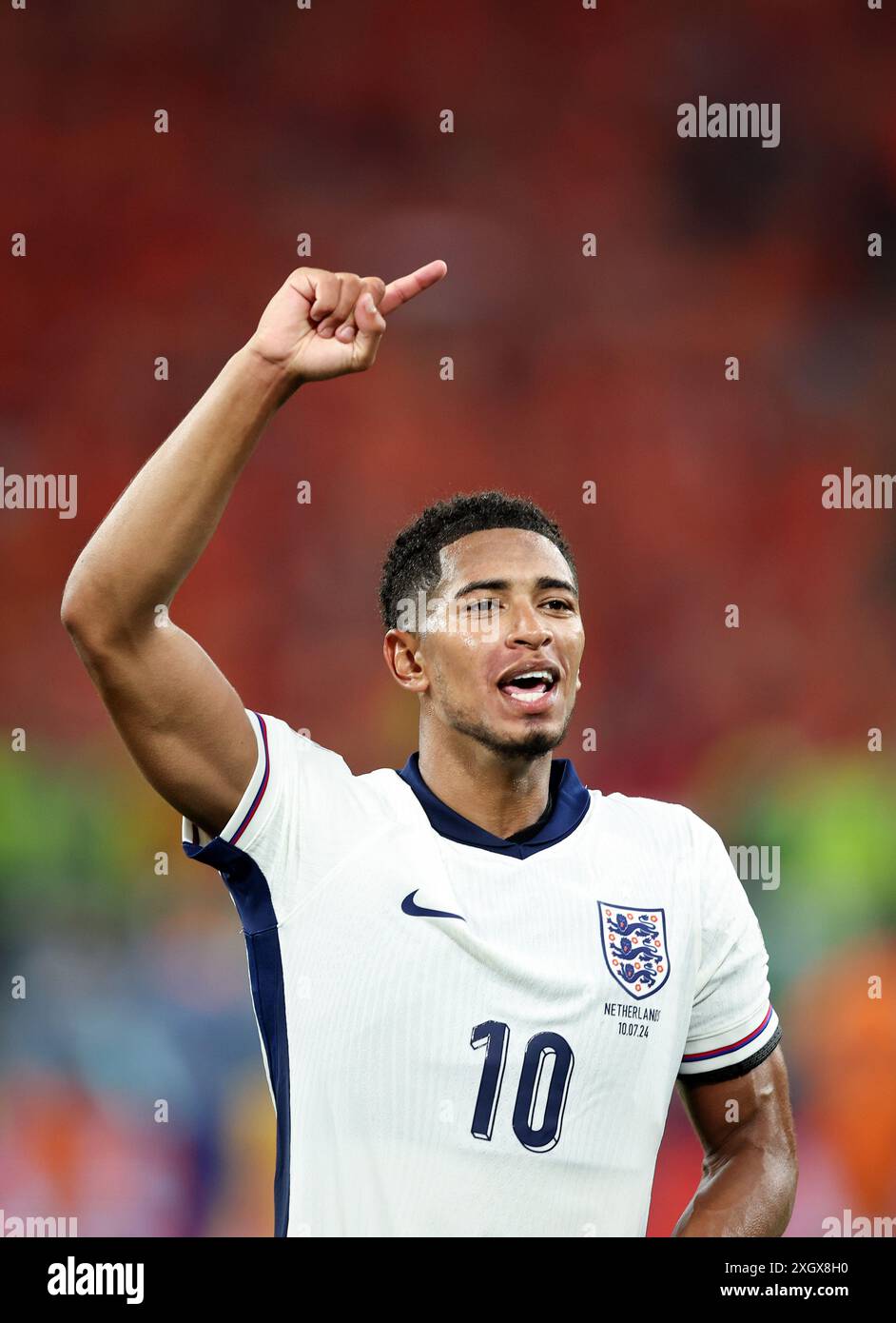 DORTMUND, GERMANY - JULY 10: Jude Bellingham of England celebrate with ...