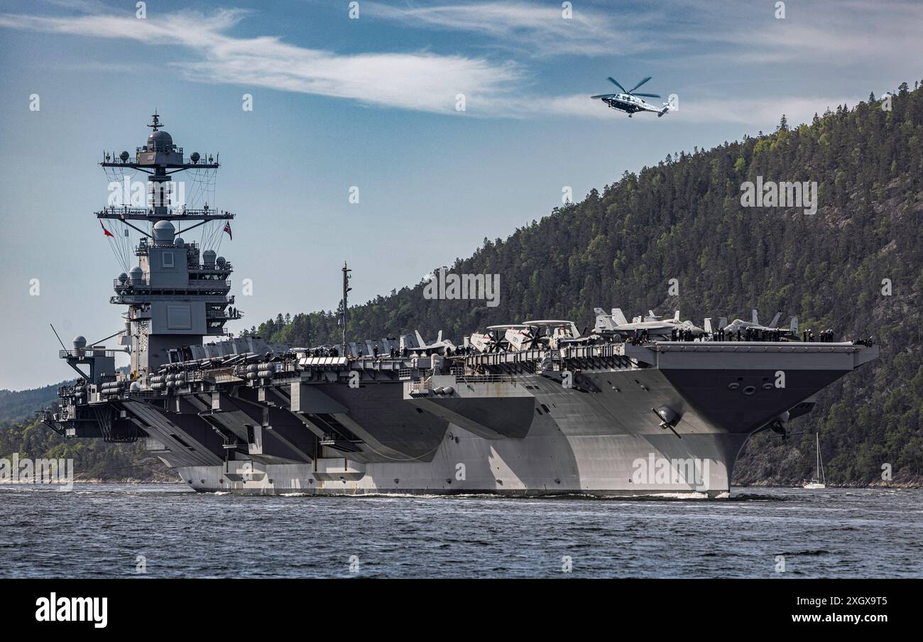 USS Gerald F. Ford Stock Photo - Alamy