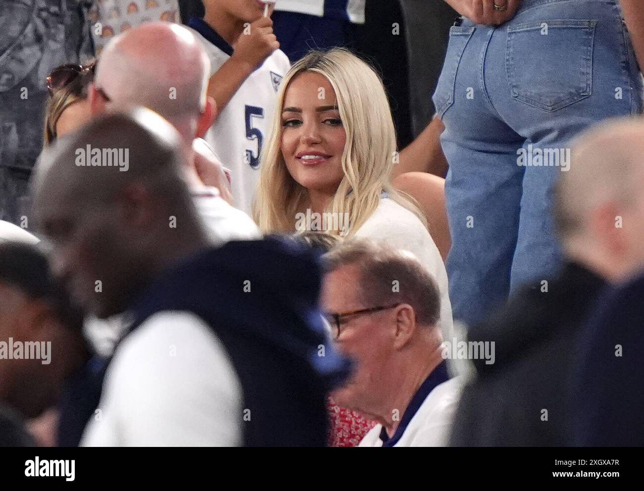 Megan Davison, wife of England goalkeeper Jordan Pickford, following ...