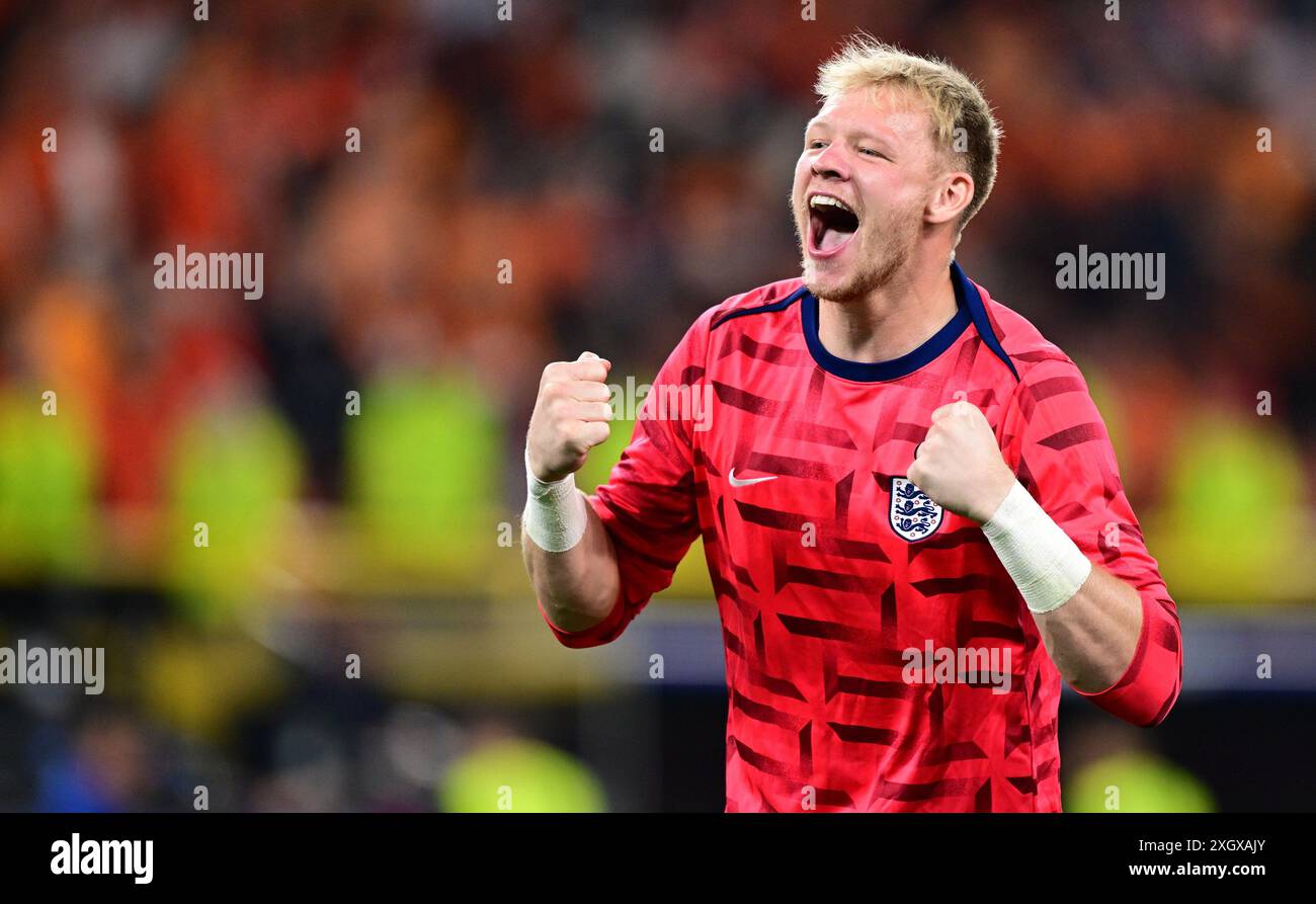 Schlussjubel, Torwart Aaron Ramsdale (England)Dortmund, 10.07.2024 ...