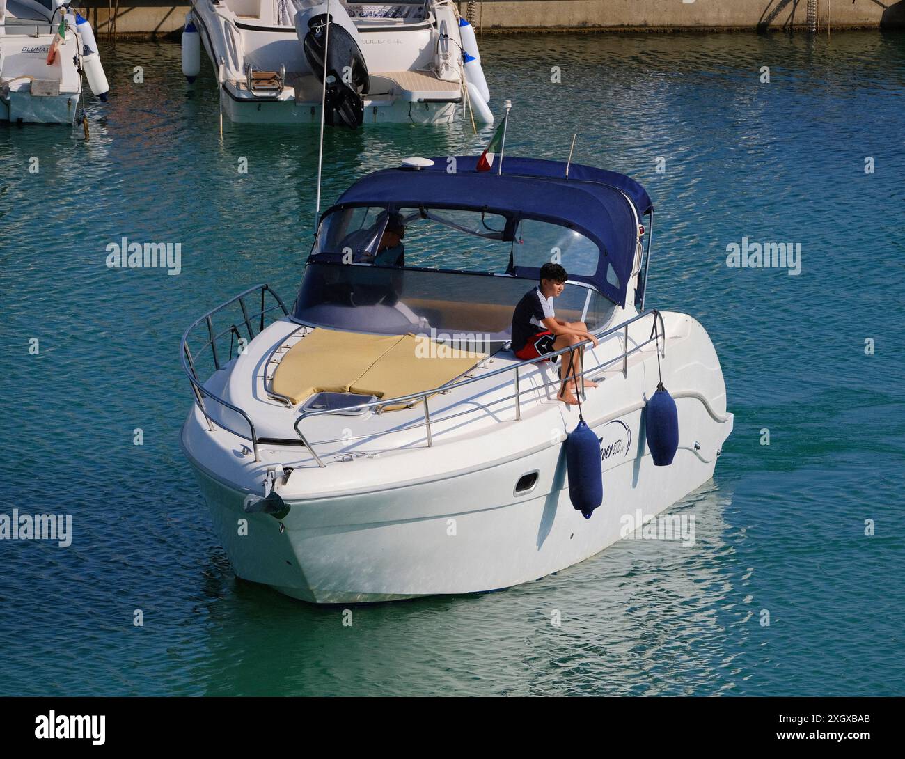 Italy, Sicily, Mediterranean Sea, Marina di Ragusa (Ragusa Province ...