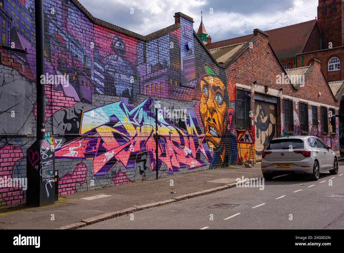 Urban scene in Digbeth, Birmingham, UK Stock Photo - Alamy