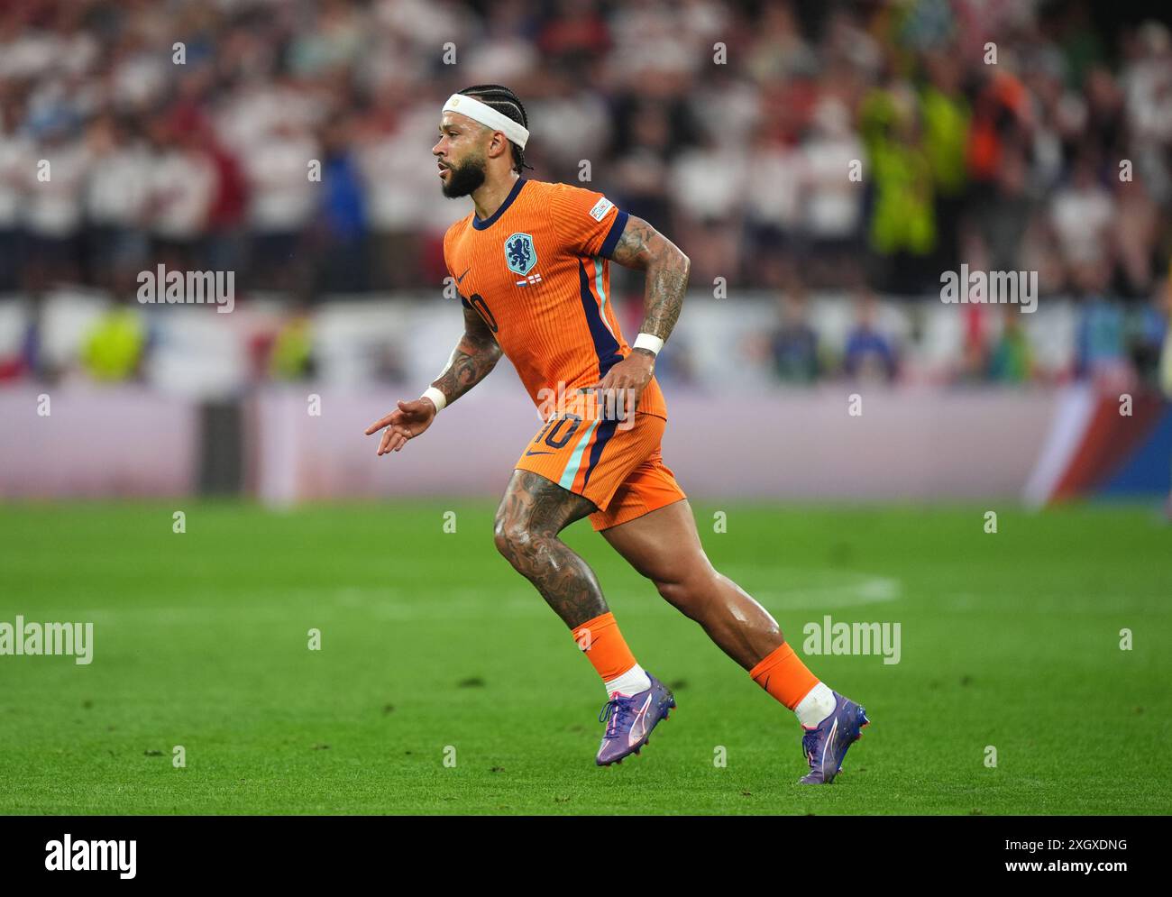 Netherlands' Memphis Depay during the UEFA Euro 2024, semi-final match ...
