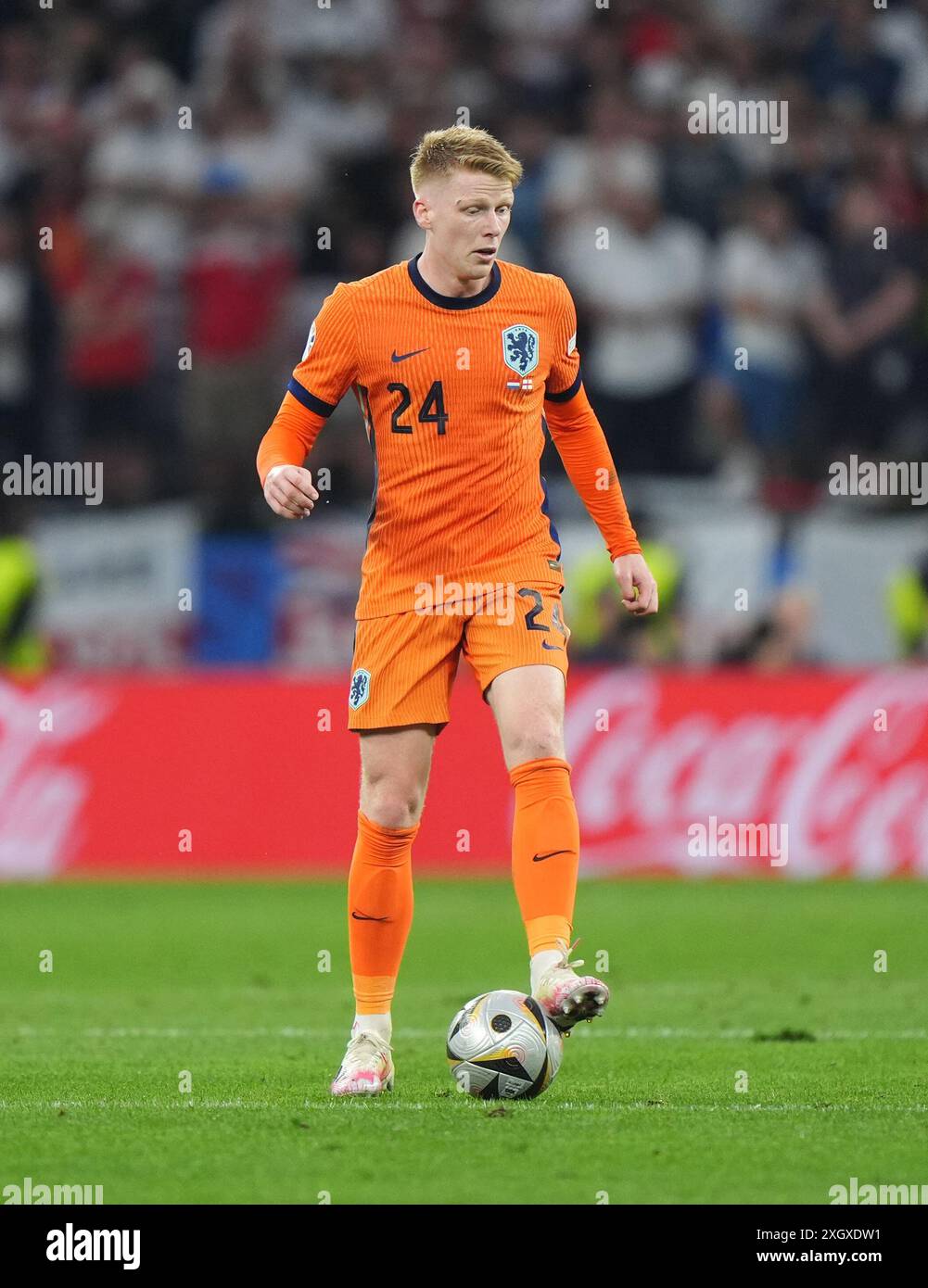 Netherlands' Jerdy Schouten during the UEFA Euro 2024, semi-final match ...