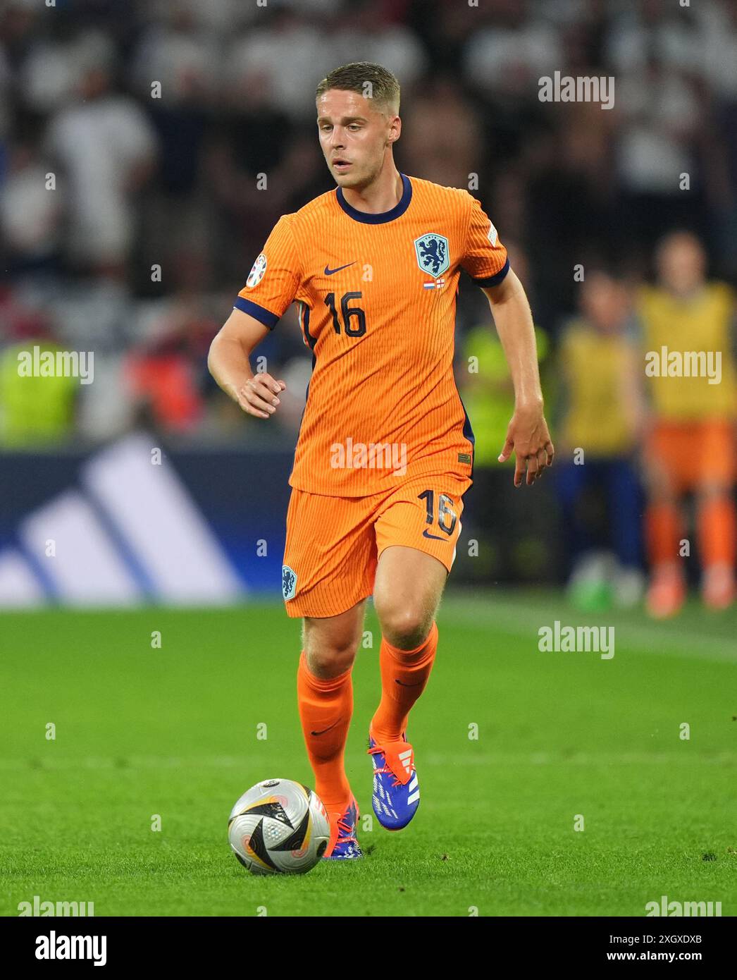 Netherlands' Joey Veerman during the UEFA Euro 2024, semi-final match ...