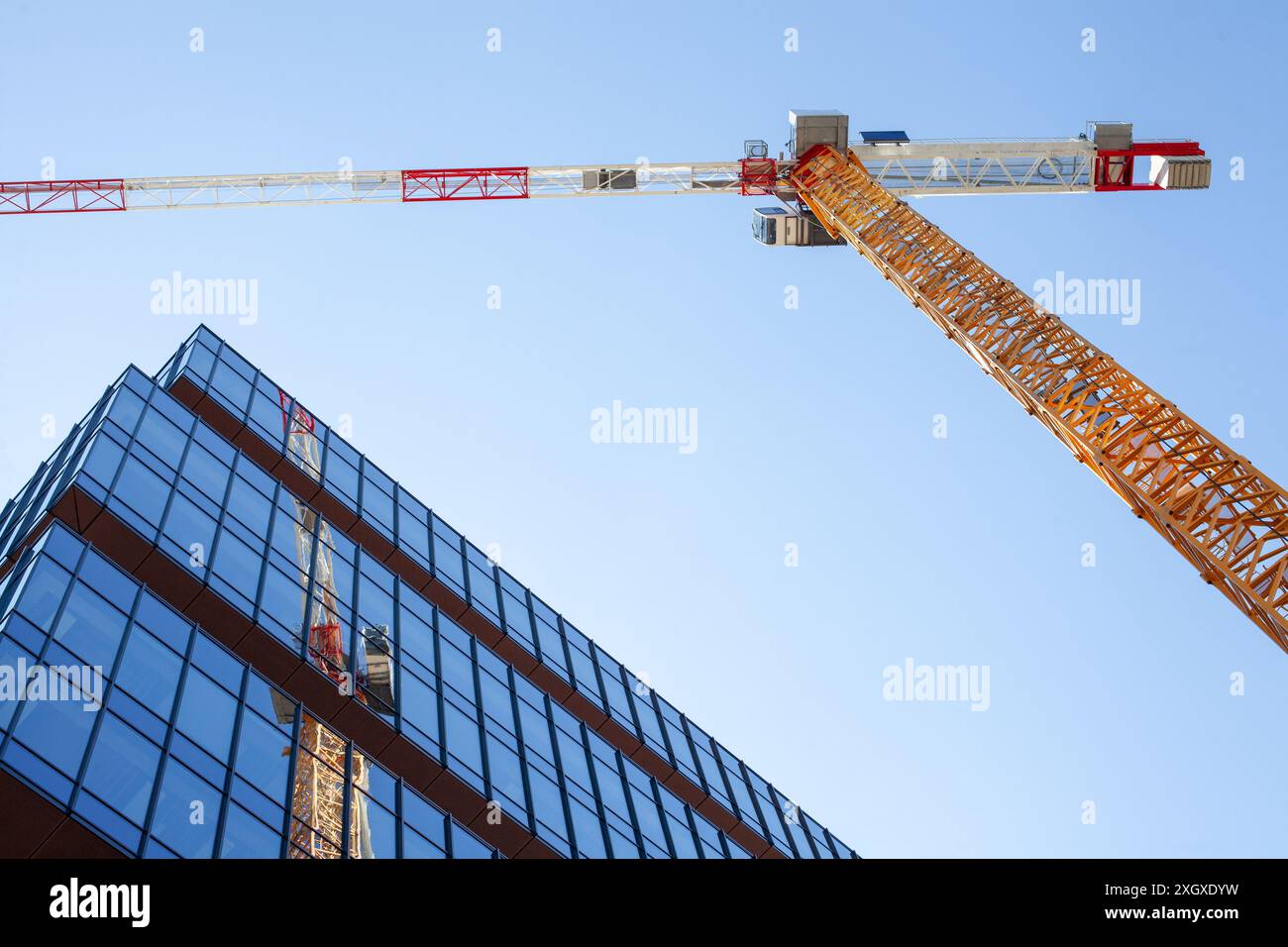 Construction crane building office hi-res stock photography and images ...