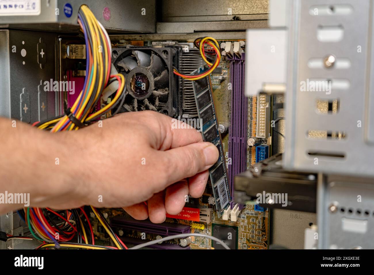 Installing processor hi-res stock photography and images - Alamy