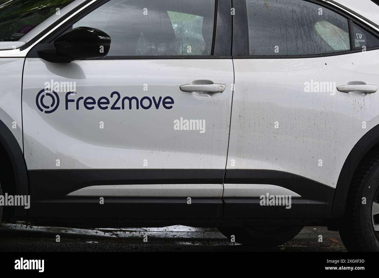 Ein Fahrzeug des Carsharing Anbieter Free2Move des Stellantis Konzern ...
